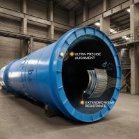 China Rotary Kiln YZ2044 Cement Clinker Machine for Building Material Production Line for sale