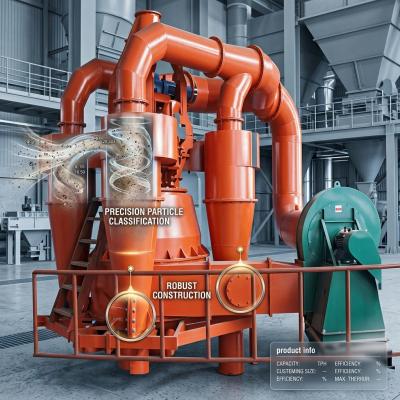 China Powder Concentrator ZKX800 Air Classifier for Cement Grinding Separation Line for sale