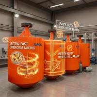 China Pouring Mixer 4.2m3 AAC Slurry Equipment for Autoclaved Concrete Block Line for sale