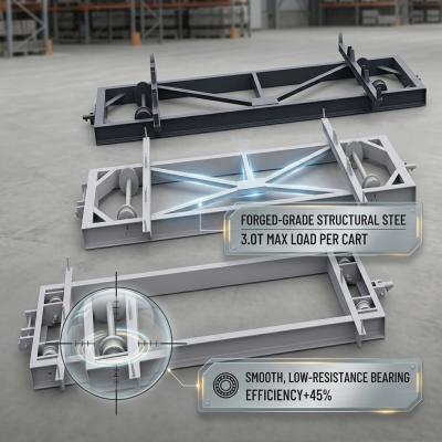 China Mould Hardening Car Hoister AAC Steel Equipment for Concrete Block Production Line for sale