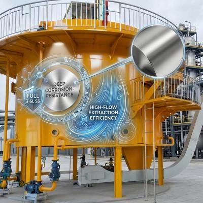 China Solvent Extraction Condenser Shell Tube Heat Exchanger for Oil Extraction Line for sale