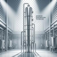 China Edible Oil Deodorizing Tower Steam Stripping Vacuum Deodorization Equipment for sale