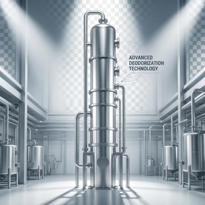 China Edible Oil Deodorizing Tower Steam Stripping Vacuum Deodorization Equipment for sale
