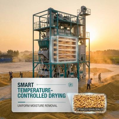 China Paddy Rice Grain Dryer Tower Drying Equipment for Rice Milling Plant Line for sale