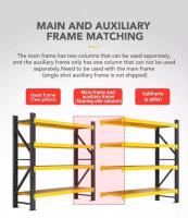 China Customized Colour Medium Duty Warehouse Rack / Medium Duty Storage Rack with Adjustable Features for sale