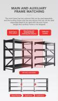 China Powder Coated Medium Duty Racking , Industrial Warehouse Shelving Anti Corrosion for sale