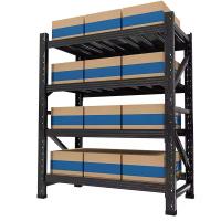 China Powder Coated Medium Duty Racking , Industrial Warehouse Shelving Anti Corrosion for sale