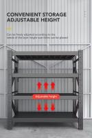 China Powder Coated Medium Duty Racking , Industrial Warehouse Shelving Anti Corrosion for sale