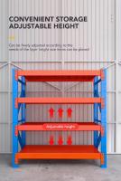 China Medium Duty Racking Warehouse Shelving Units Customized Load Capacity for sale