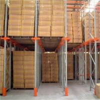 China 75mm Square Hole Drive In Pallet Racking , Drive Through Racking System for sale