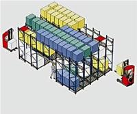 China Remote Control Radio Shuttle Pallet Racking , Warehouse Storage Racking for sale