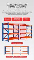 China Adjustable Medium Duty Racking Metal Shelving Customized Colour Load Capacity for sale