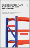 China Adjustable Medium Duty Racking Metal Shelving Customized Colour Load Capacity for sale