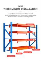 China Adjustable Medium Duty Racking Metal Shelving Customized Colour Load Capacity for sale