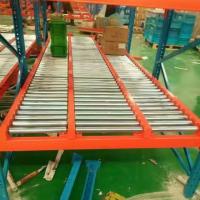 China Heavy Duty Steel Gravity Pallet Racks System Fifo Design With 2-6 Levels for sale