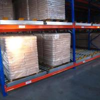 China OEM Steel Gravity Pallet Racking System Maximizes Storage Space FIFO Accessibility for sale