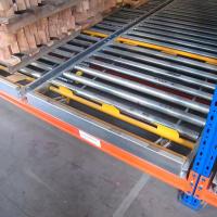 China Steel Material Gravity Flow Storage Racks Safety System With Adjustable Levels for sale