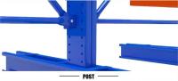 China Adjustable Arm Length Cantilever arm rack for Heavy Storage Height up to 20 Feet for sale