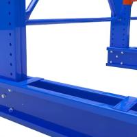 China Powder Coated Heavy Duty Cantilever Racking with 2-5 Levels for Capacity Storage for sale
