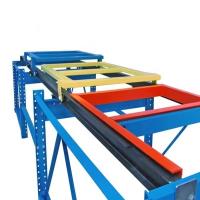 China Maximized Space Push Back Pallet Racking Rust Resistant Heavy Duty Storage System for sale