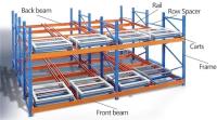 China Maximized Space Push Back Pallet Racking Rust Resistant Heavy Duty Storage System for sale