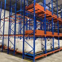 China Adjustable Steel Q235B push back storage racks With Corrosion Resistance for sale