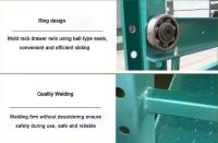 China Heavy Duty Steel Mould Racking with 1500kg/Layer Capacity in Blue/Orange/Grey Finish for sale