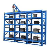 China Heavy Duty Steel Mould Racking with 1500kg/Layer Capacity in Blue/Orange/Grey Finish for sale