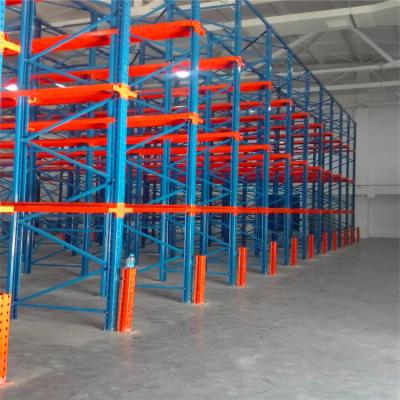 China Customized Size Steel Q235 Drive In Rack Shelf For Warehouse Storage for sale
