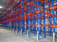 China Selective pallet racking system drive-in racking for standard wooden pallet for sale