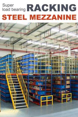 China 300kg/Sqm Floor Mezzanine Racking System OEM Capacity For Storage Solutions for sale