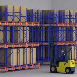 China 500-2000KGS Density Radio Shuttle Pallet Racking System for Space Optimization for sale