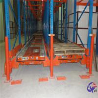 China Cold Rolled Radio Shuttle Pallet Racking System Density Pallet Storage Solution for sale