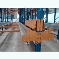 China Cold Rolled Radio Shuttle Pallet Racking System Density Pallet Storage Solution for sale