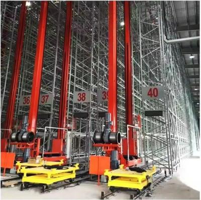 China Automatic Storage Equipment Stacker Crane Heavy Duty Warehouse Shelving Rack Asrs System for sale