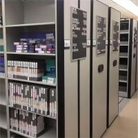China Q235B Steel Mobile Racking System Movable Library Book Shelf Space Optimization for sale