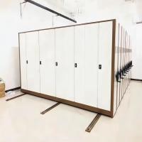 China Q235B Steel Mobile Racking System Movable Library Book Shelf Space Optimization for sale