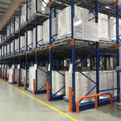 China Customizable Heavy Duty Pallet Type Drive In Warehouse Storage Rack System For Forklift for sale