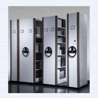 China Steel Warehouse Library Movable Racking System , Mobile Storage Shelving Units for sale