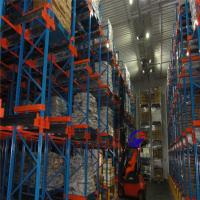 China Adjustable Pallet Shuttle Racking System for Heavy Duty Load 1000-1500kg Capacity for sale