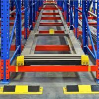 China Galvanized / Powder Coating Gravity Pallet Rack Boltless For Warehouse Fifo Storage for sale