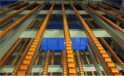 China Semi Closed Heavy Load Selective Pallet Gravity Flow Racks For Warehouse Storage for sale