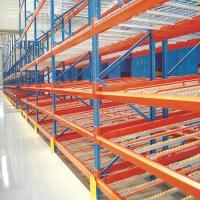 China Rack Structure Selective Gravity Pallet Rack System For Steel Warehouse Storage for sale