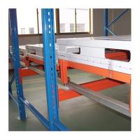 China Heavy Duty Push Back Pallet Racking System For Warehouse Storage Height 5-15m Customized for sale