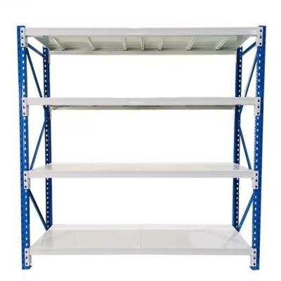 China Customization Powder Coated Boltless Medium Duty Shelves Industrial Racking for sale
