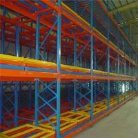 China 100-1000 Capacity Heavy Duty Push Back Racking System for Pallet Storage Optimization for sale