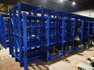 China Powder Coating Steel Drawer Type Mould Rack for Warehouse 100.000kg Package Gross Weight for sale