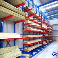 China H Beam Heavy Duty Cantilever Shelving For Long Sticks Tube Bar Storage for sale