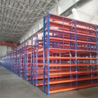 China High Density Heavy Duty Mezzanine Racking System Multi Tier 300kg-1000kg/Sqm for sale