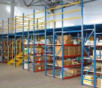 China 2 Floors Mezzanine Racking System , Industrial Storage Mezzanine Platforms for sale